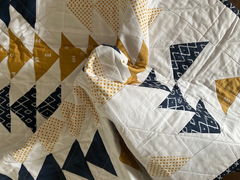 Gender Neutral Quilt With Modern Design - Etsy