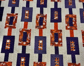 Clemson University Quilt - Etsy