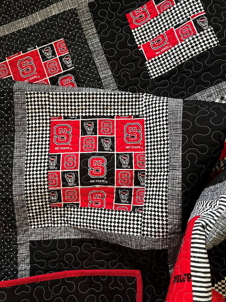North Carolina State University Wolfpack Collegiate Quilt - Etsy