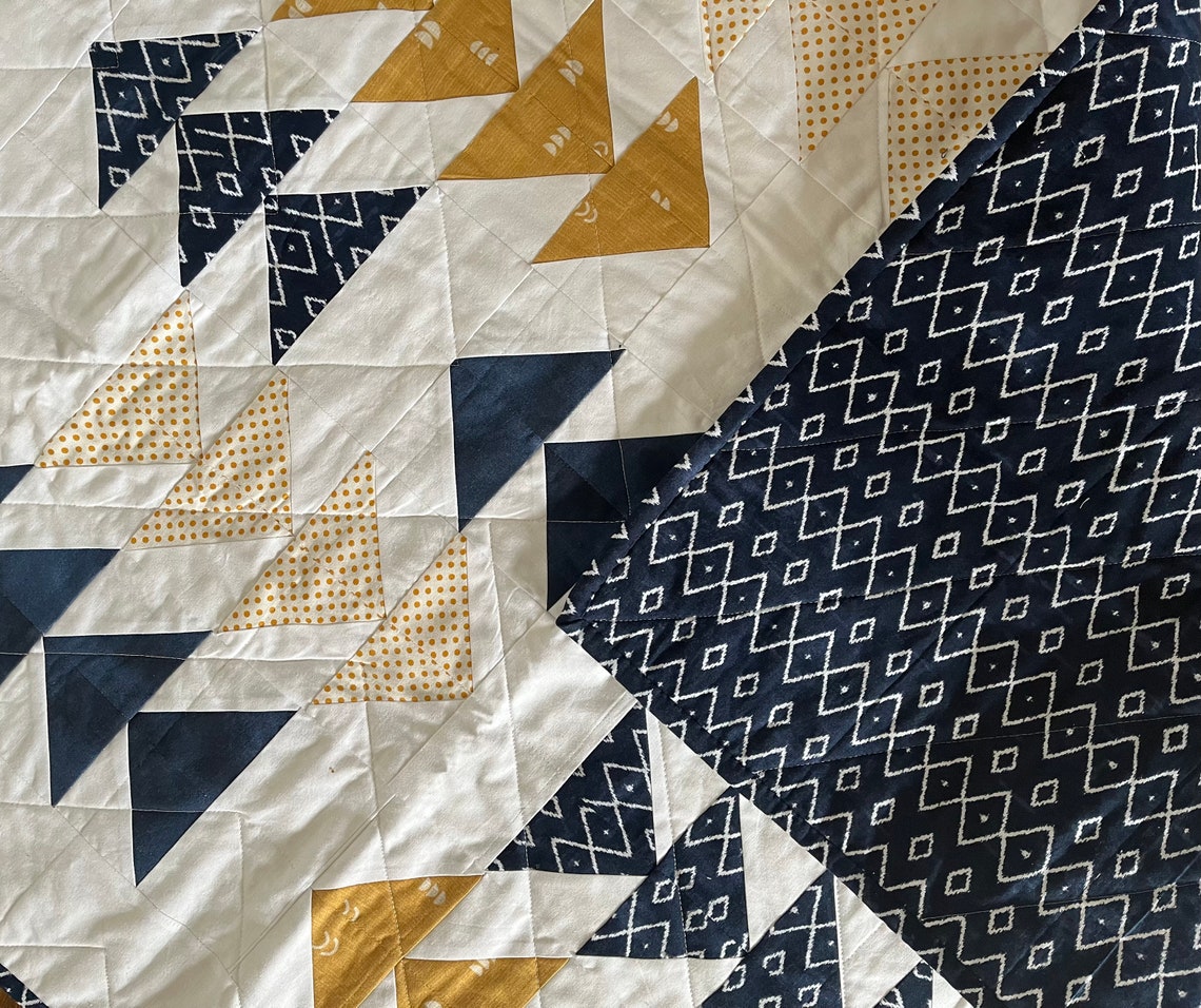 Gender Neutral Quilt With Modern Design - Etsy