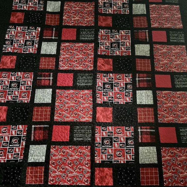 University of South Carolina Quilt - Etsy
