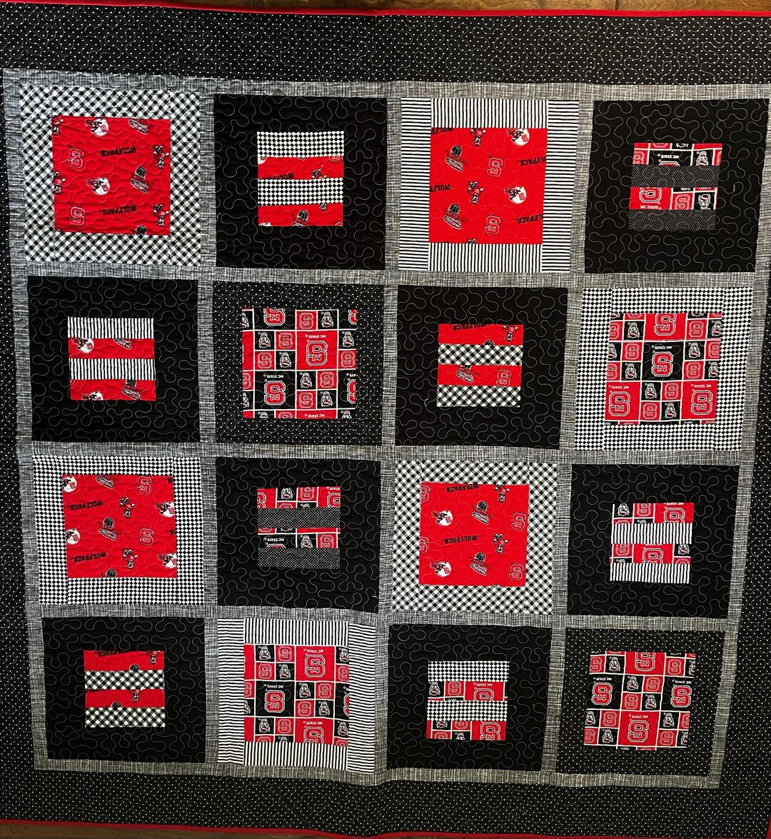 North Carolina State University Wolfpack Collegiate Quilt - Etsy