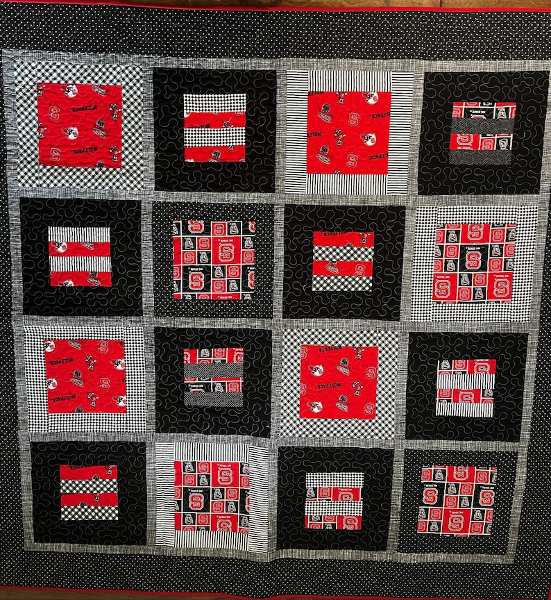 North Carolina State University Wolfpack Collegiate Quilt - Etsy