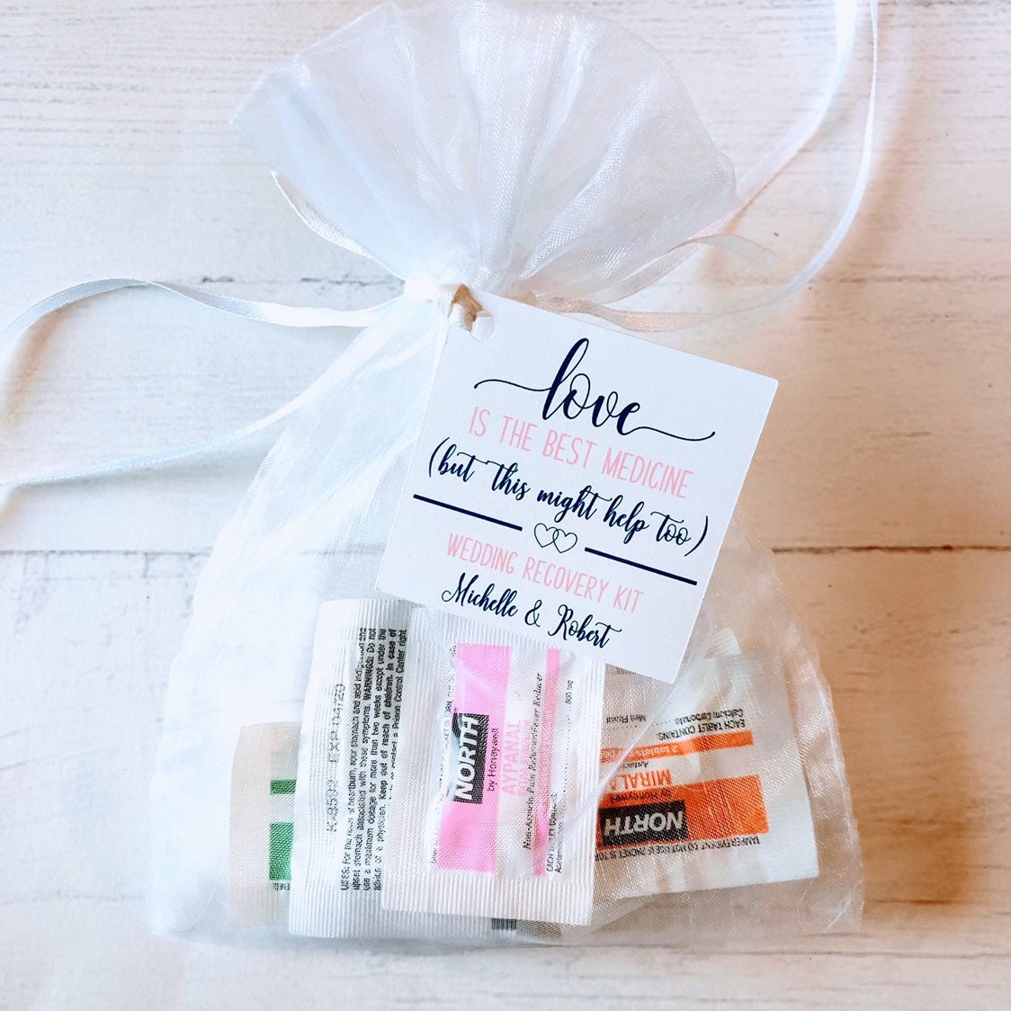 Hangover Kit Bag & Tag Wedding Recovery Kit DIY Hangover | Etsy