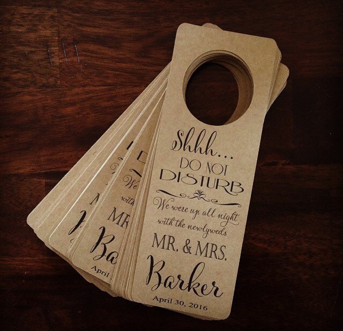 Wedding Door Hanger.personalized Door Hanger for Out of Town | Etsy