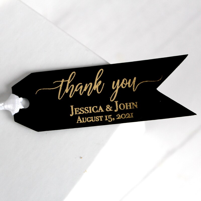Black and Gold Tags - Etsy