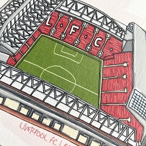 Anfield Postcard, Landmark Illustration - Etsy UK