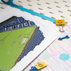 Tranmere Rovers Stadium Print, Prenton Park Illustration - Etsy UK