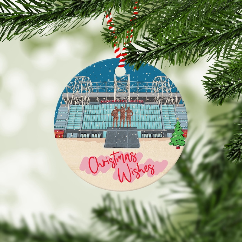 Football Christmas Tree Decoration - Etsy UK