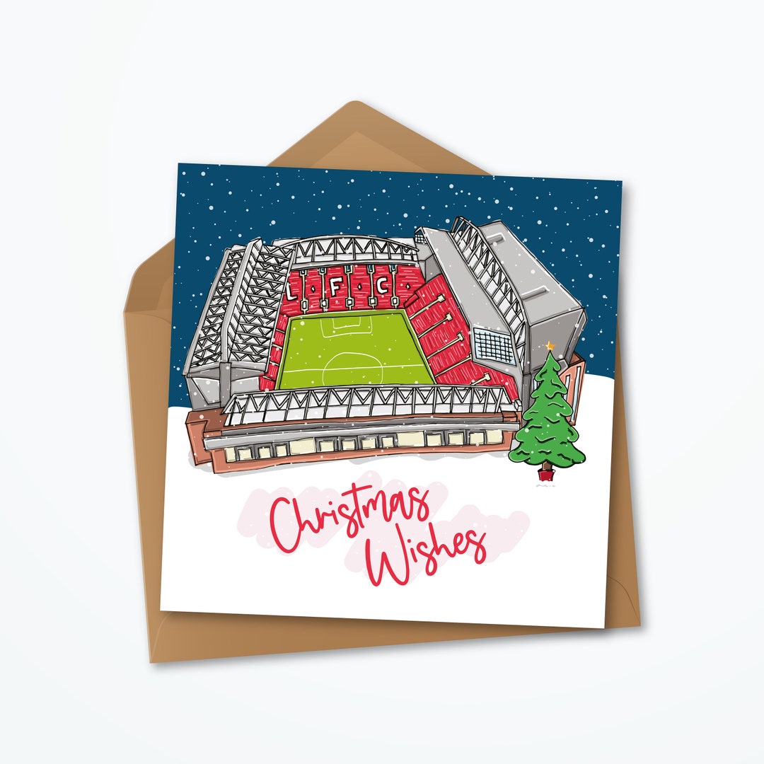 Liverpool FC Christmas Card - Etsy UK