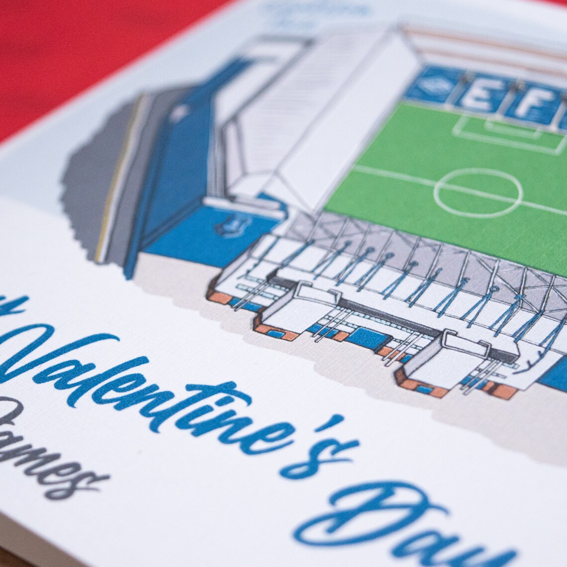 Everton FC Personalised Valentines Card | Etsy UK