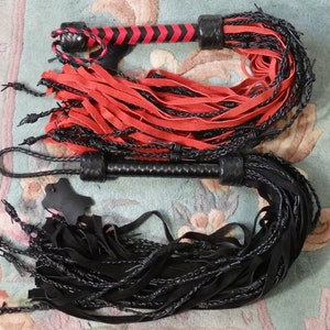Leather Flogger GATED Barbed BARB WIRE Cat of 9 Tails - Thorn Thorny - Etsy