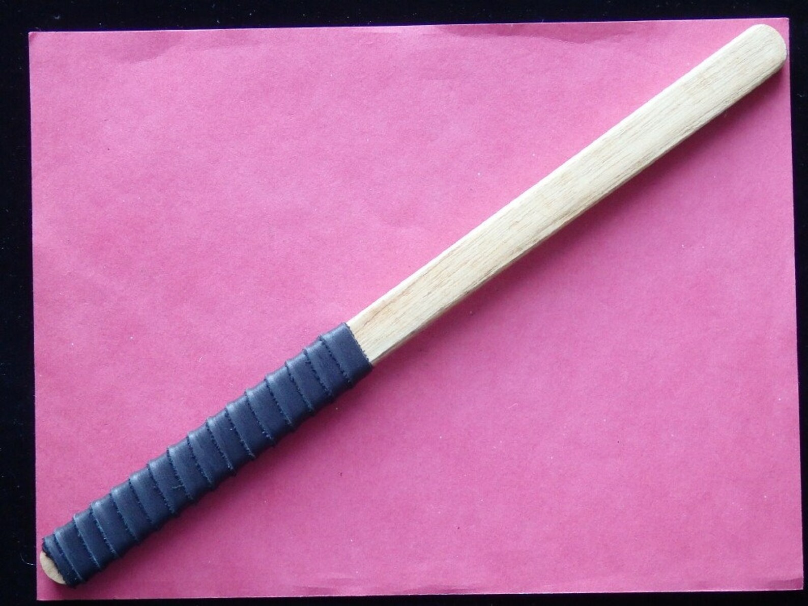 NEW Wooden Discipline Stick With a BLACK Leather Grip - Etsy India