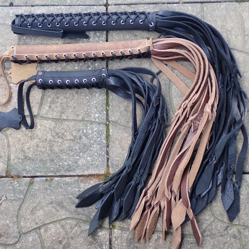 Leather Whips and Paddles - Etsy