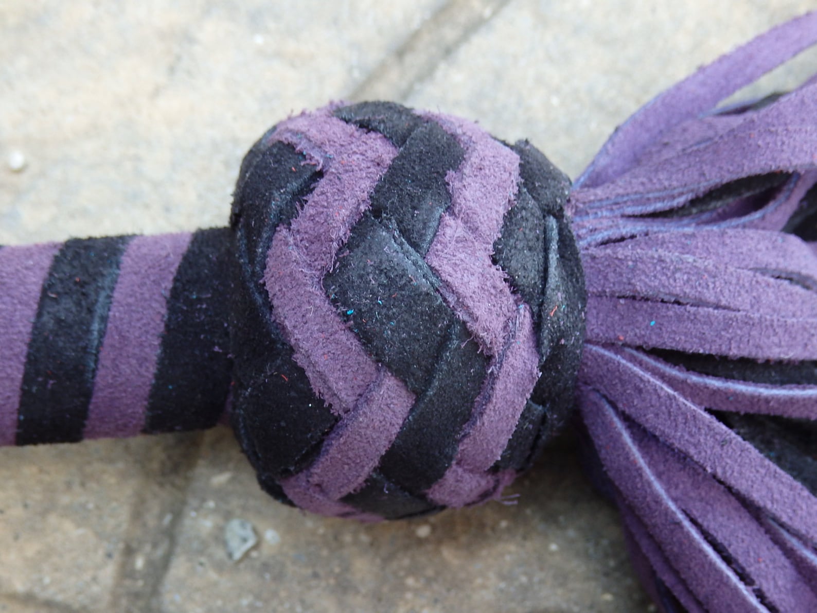 MAGIC MINI Purple Leather Lightweight Short Flogger 70 Soft - Etsy