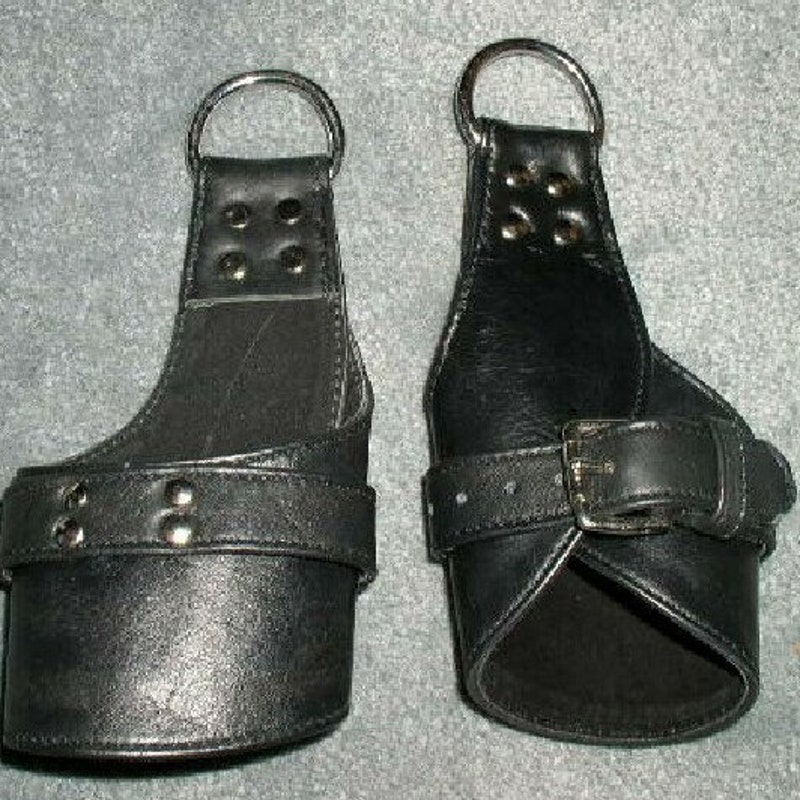 Leather Suspension Cuffs - Etsy