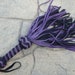 MAGIC MINI Purple Leather Lightweight Short Flogger 70 Soft Tails - Etsy