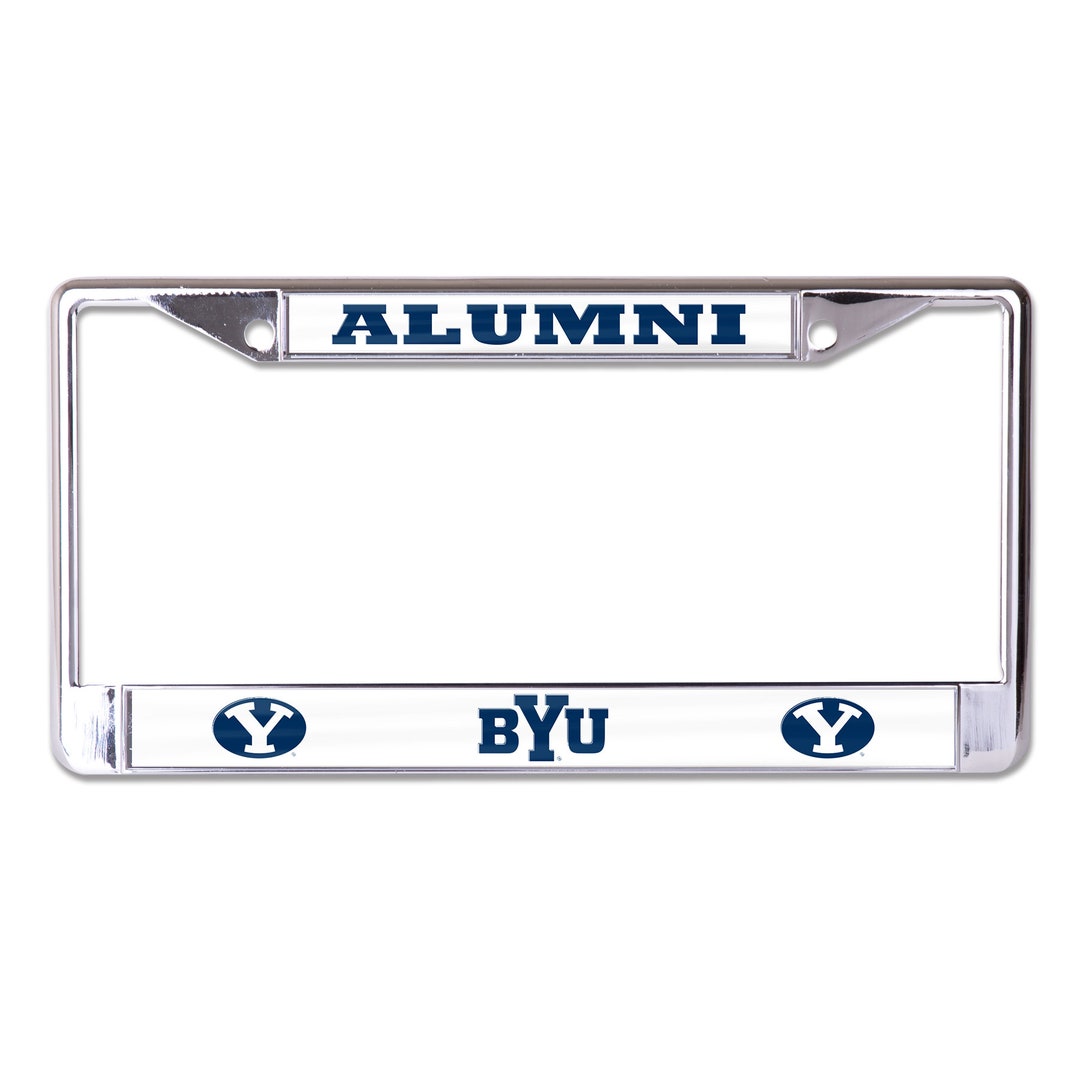Brigham Young University (BYU) Alumni Chrome License Plate Frame ...