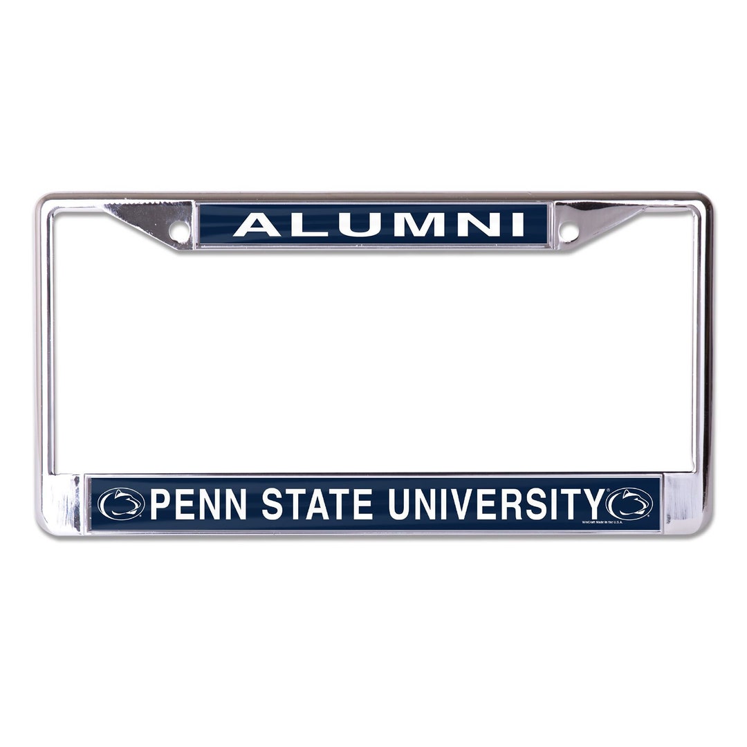 Penn State University Alumni Chrome License Plate Frame Officially ...