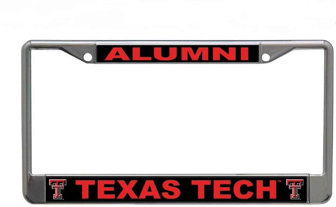 Texas Tech University Alumni Chrome License Plate Frame Officially ...