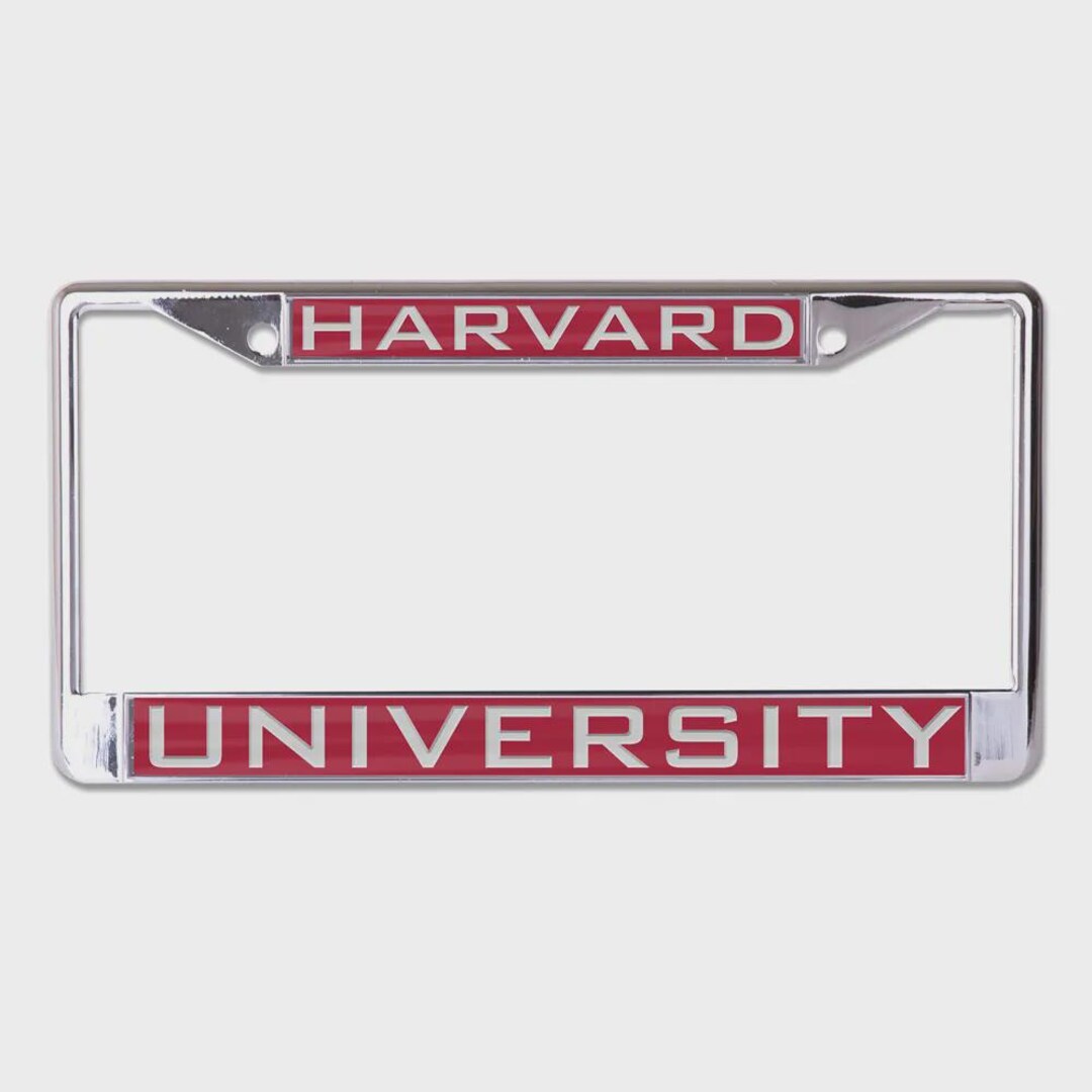 Harvard University Chrome License Plate Frame Officially Licensed ...