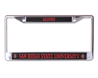 Howard University Alumni Chrome License Plate Frame Officially Licensed ...