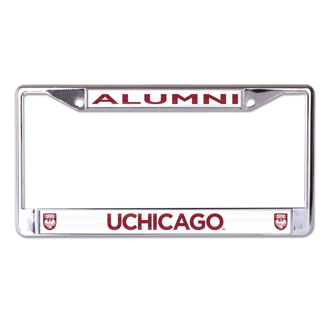 University of Chicago Alumni Chrome License Plate Frame Officially ...