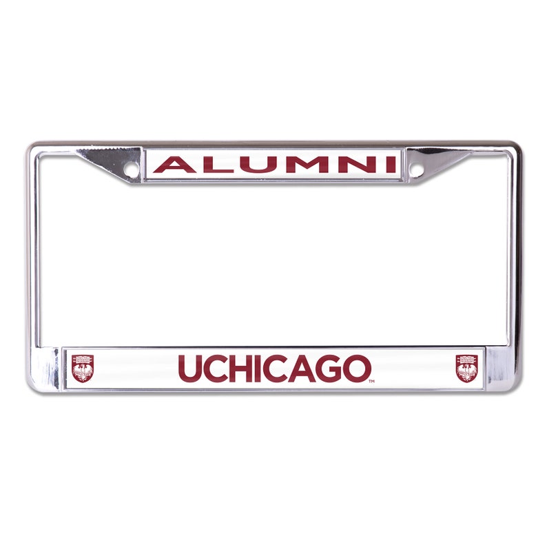 University of Chicago Alumni Chrome License Plate Frame Officially ...