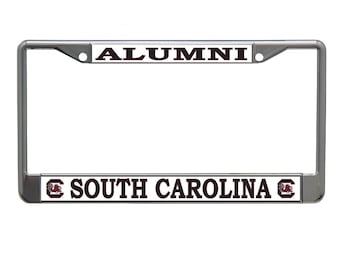 Howard University Alumni Chrome License Plate Frame Officially - Etsy