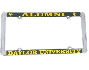 Baylor Bears College Alumni Metal License Plate Frame - Etsy