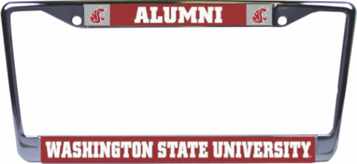 Washington State University Alumni Chrome License Plate Frame ...