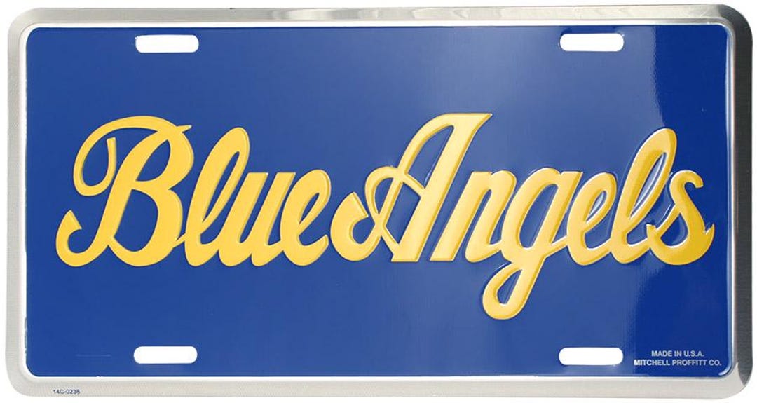 United States Navy Blue Angels Embossed License Plate Officially ...