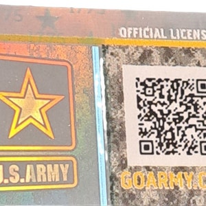 United States Army Retired in Gold With Army Crest Embossed BLACK ...