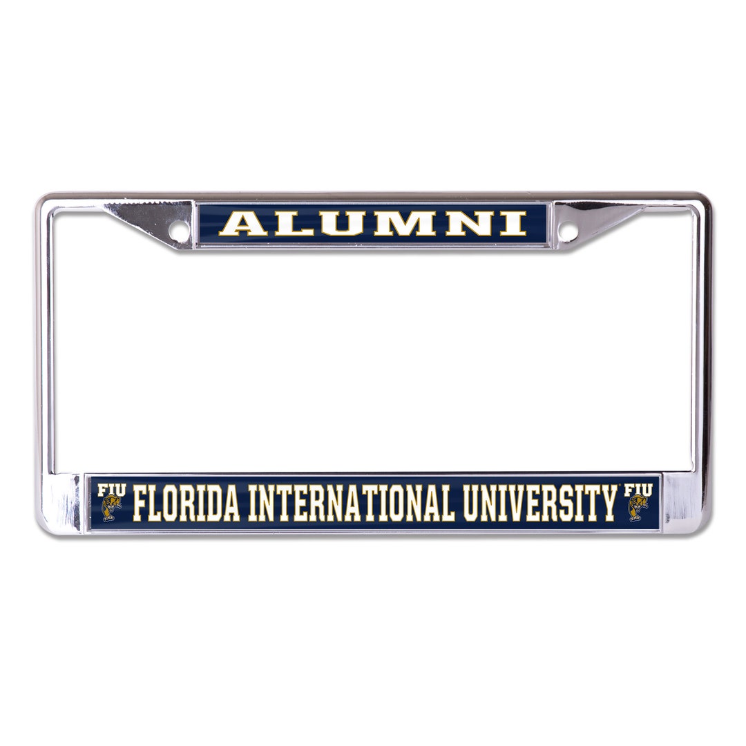 Florida International University FIU Alumni Chrome License Plate Frame ...