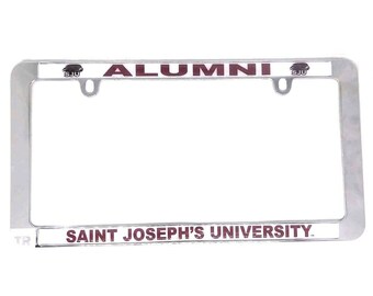 Howard University Chrome License Plate Frame Officially | Etsy