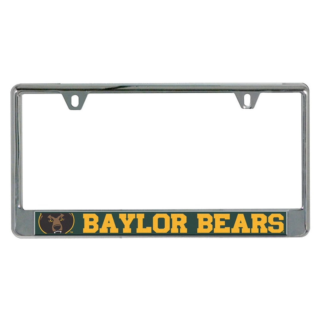 Baylor University Thin Top Metal License Plate Frame Officially ...