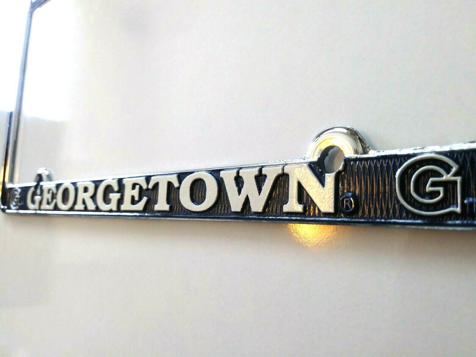 Georgetown University Alumni Raised Letters Chrome License | Etsy