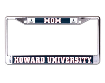 Howard University Alumni Chrome License Plate Frame Officially Licensed ...