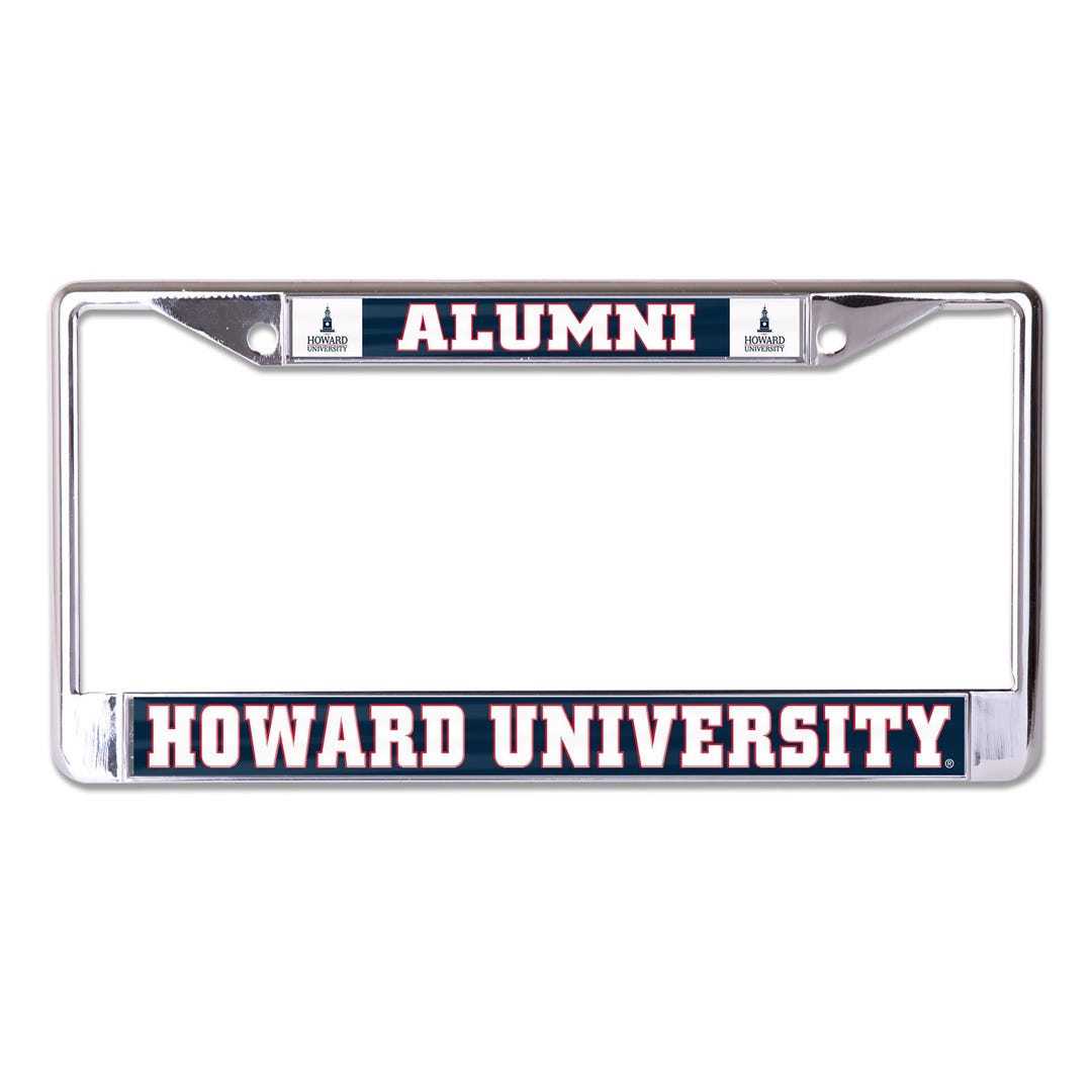 Howard University Alumni Chrome License Plate Frame Officially Licensed ...