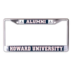 Howard University Alumni Chrome License Plate Frame Officially Licensed ...