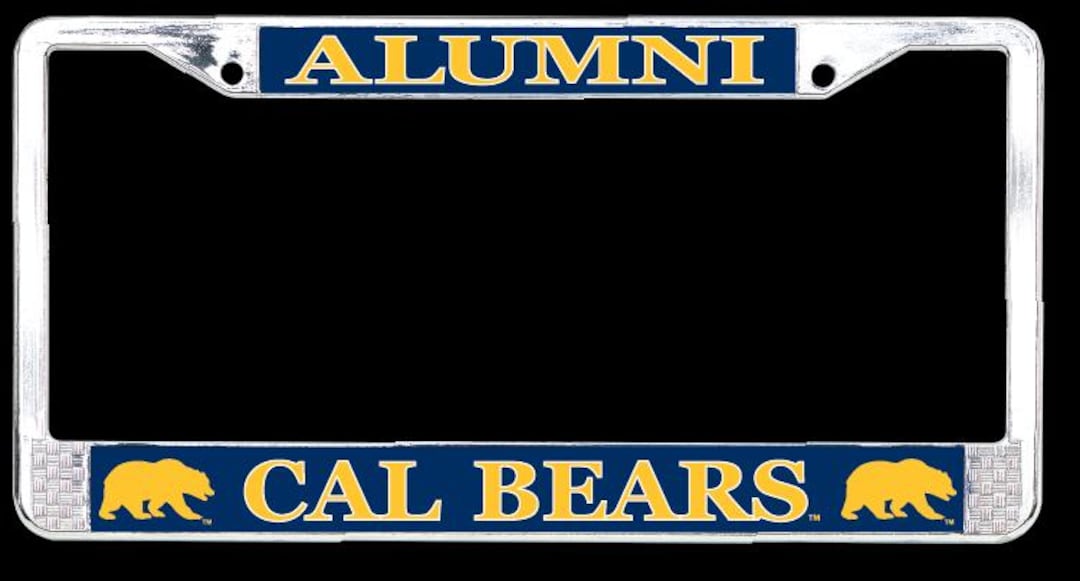 UC Berkeley Alumni Chrome License Plate Frame Officially Licensed ...