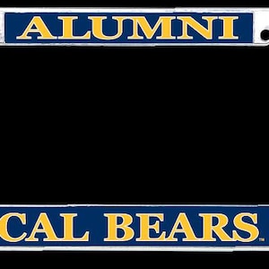 UC Berkeley Alumni Chrome License Plate Frame Officially Licensed ...