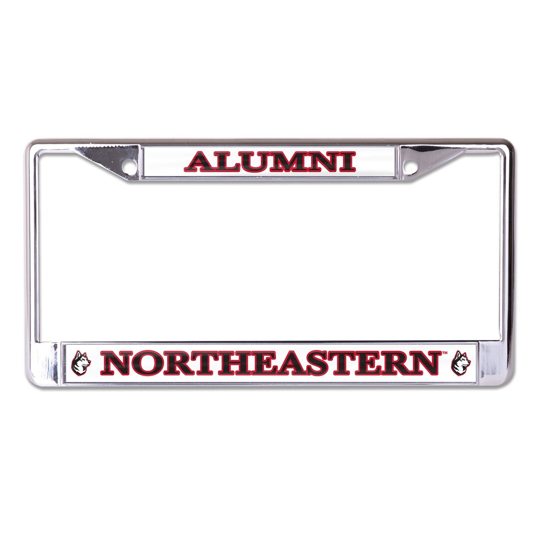 Northeastern University Alumni Chrome License Plate Frame Officially ...