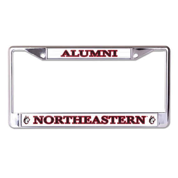 Northeastern University Alumni Chrome License Plate Frame - Etsy