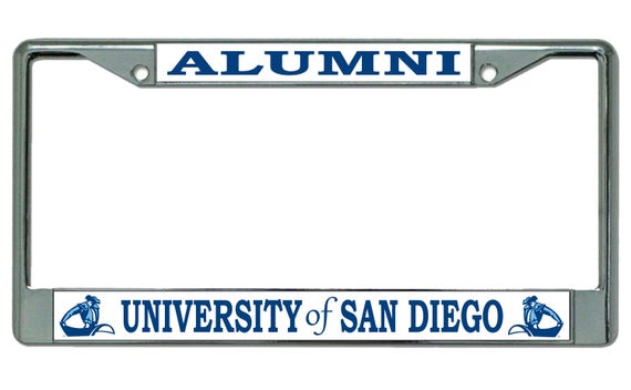 University of San Diego Alumni Chrome License Plate Frame | Etsy