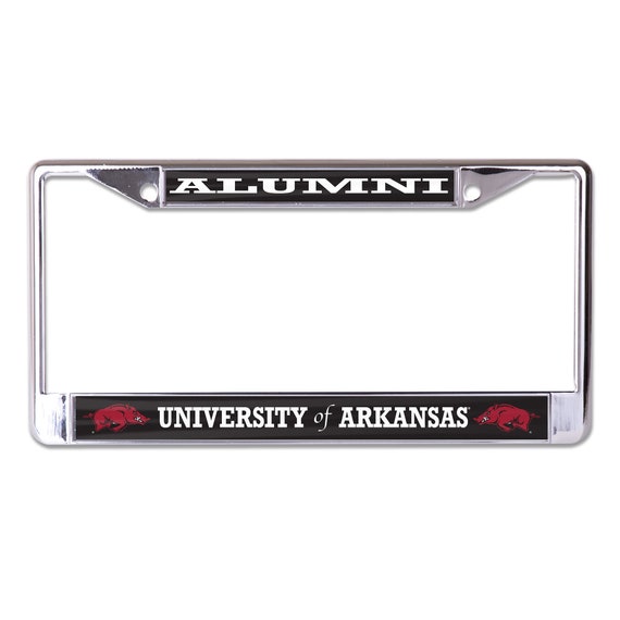 University of Arkansas Alumni Chrome License Plate Frame | Etsy