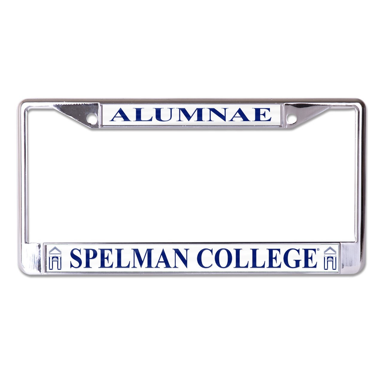 Spelman College Alumnae Chrome License Plate Frame Officially Licensed ...