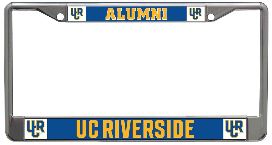 UC Riverside Alumni Chrome License Plate Frame Officially Licensed ...