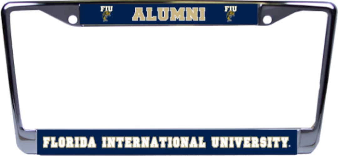 Florida International University Alumni Mascot Logo Chrome License ...