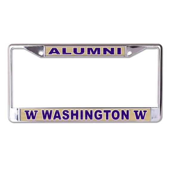 University of Washington Alumni Chrome License Plate Frame | Etsy